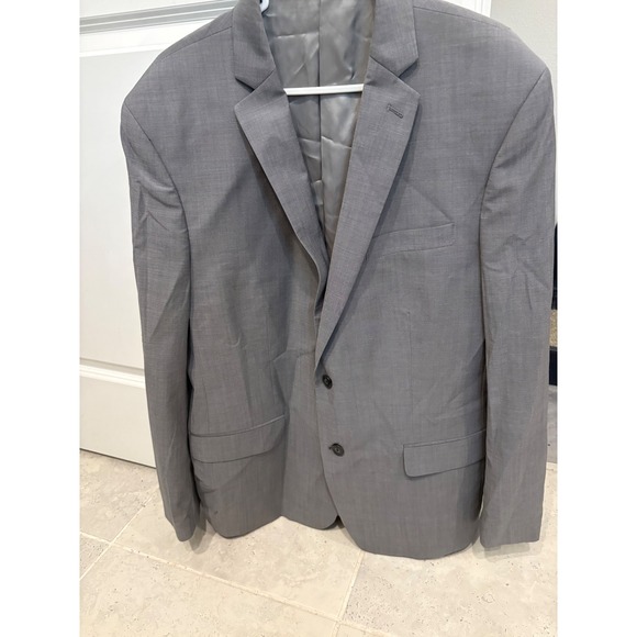 Calvin Klein | Suits & Blazers | Calvin Klein Mens 46r Wool Gray Suit ...